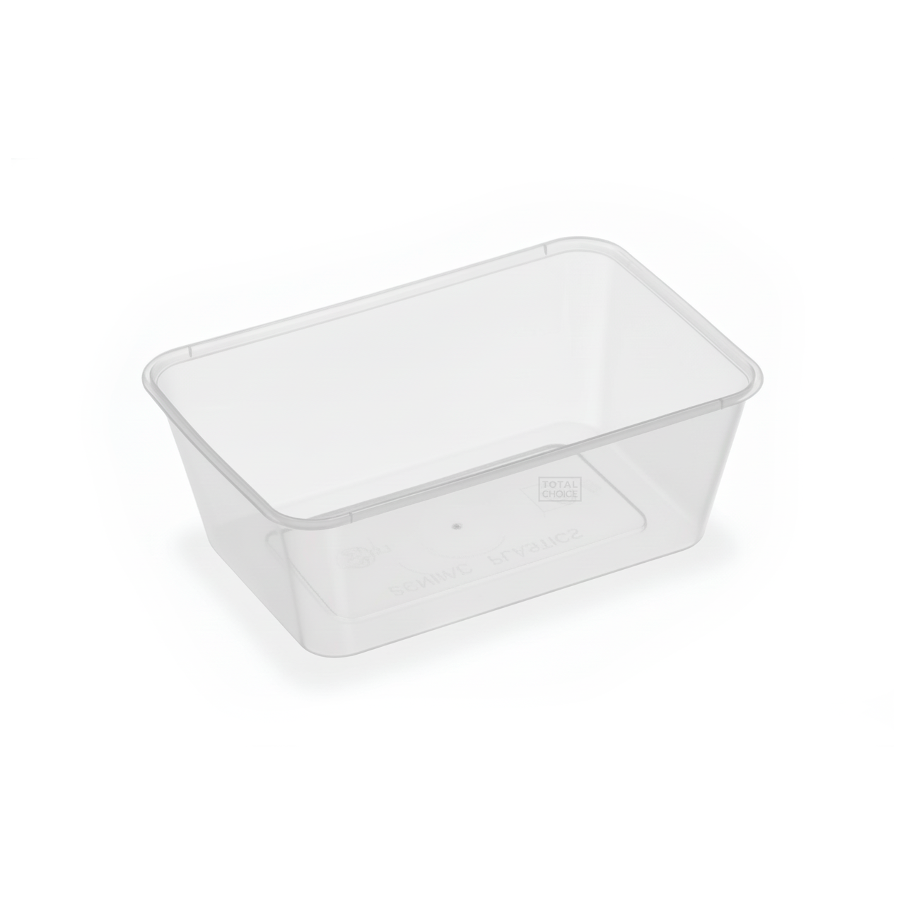 900ml Rectangle Food Containers – (100 Pack) – Total Choice