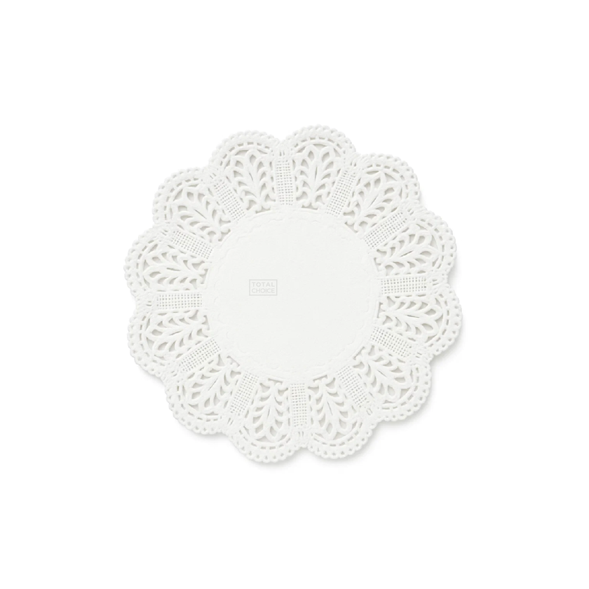 4" Round Paper Doyleys – Lace Design (250 Pack) – Total Choice