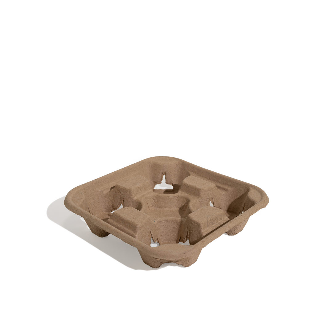 Takeaway Cup Holder 4-Cup | Eco-Friendly & Sturdy – Total Choice