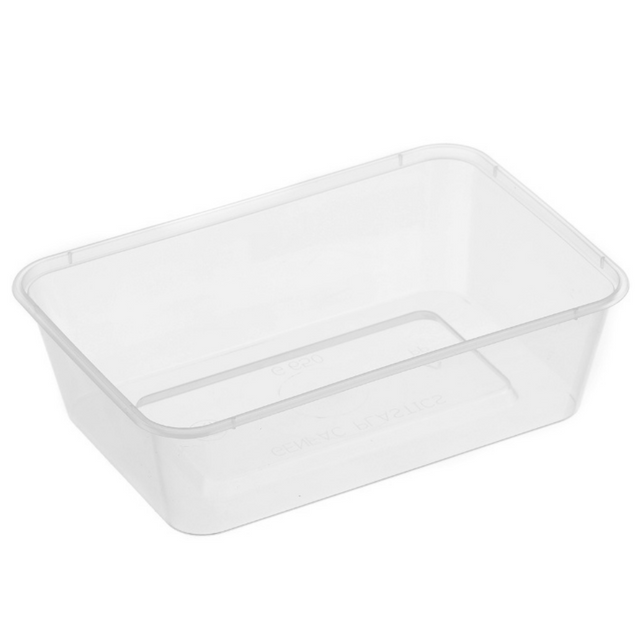 Rectangular Containers 650ml | Microwavable & Durable – Total Choice