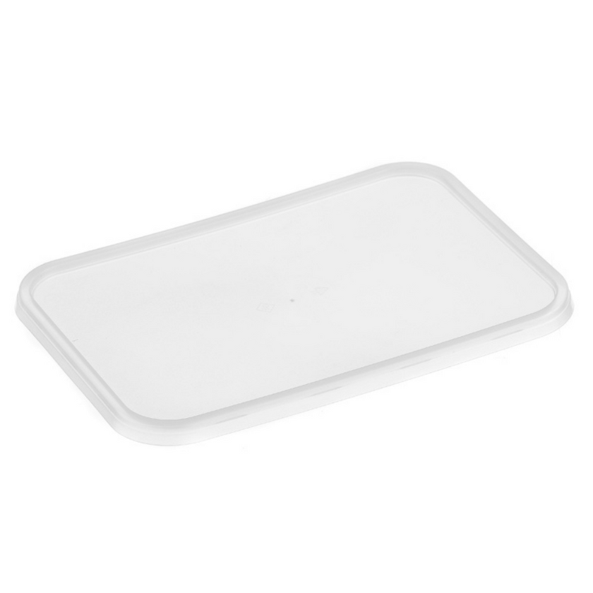 Genfac Freezer Grade Rectangular Lids | Suit 500ml to 1000ml Container ...