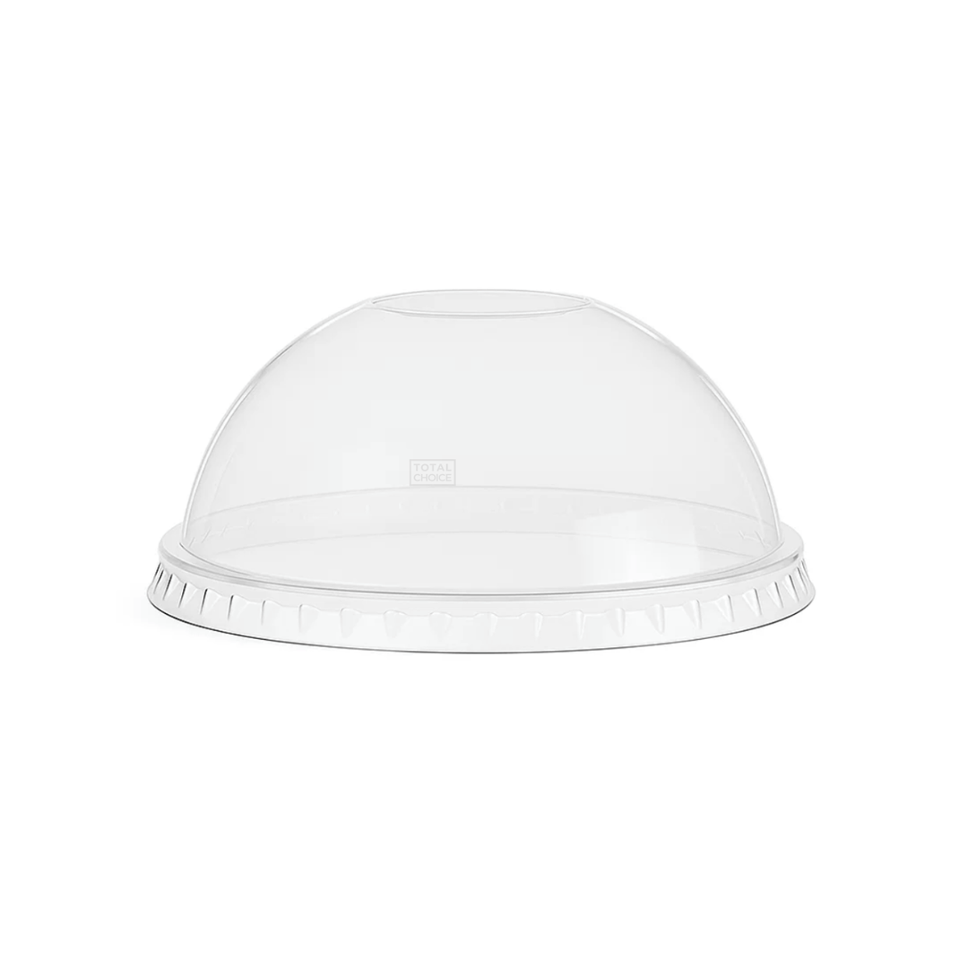 92mm PET Dome Lids for 9–12oz Cups – Clear & Secure – Total Choice