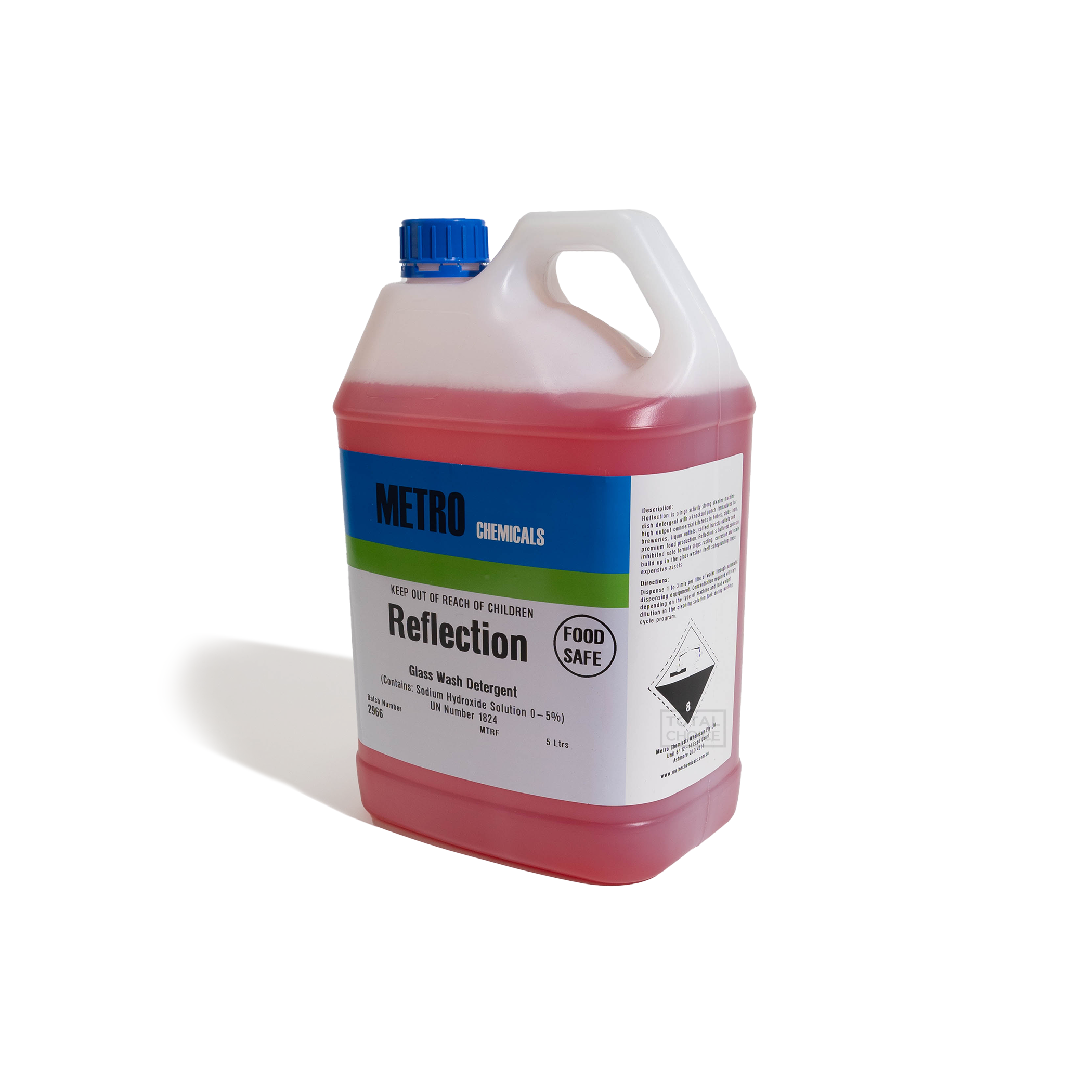 Glass Washing Detergent – Manual Cleaning 5L – Total Choice