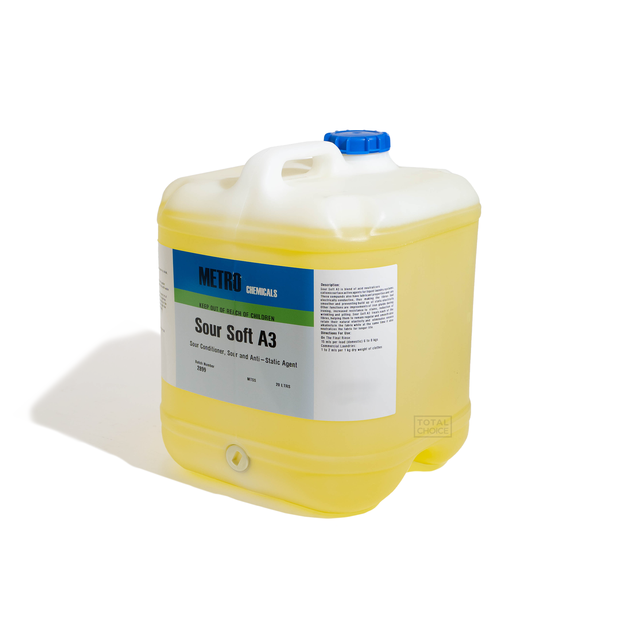 Laundry Fabric Softener 20L | Commercial & Hospitality Use – Total Choice